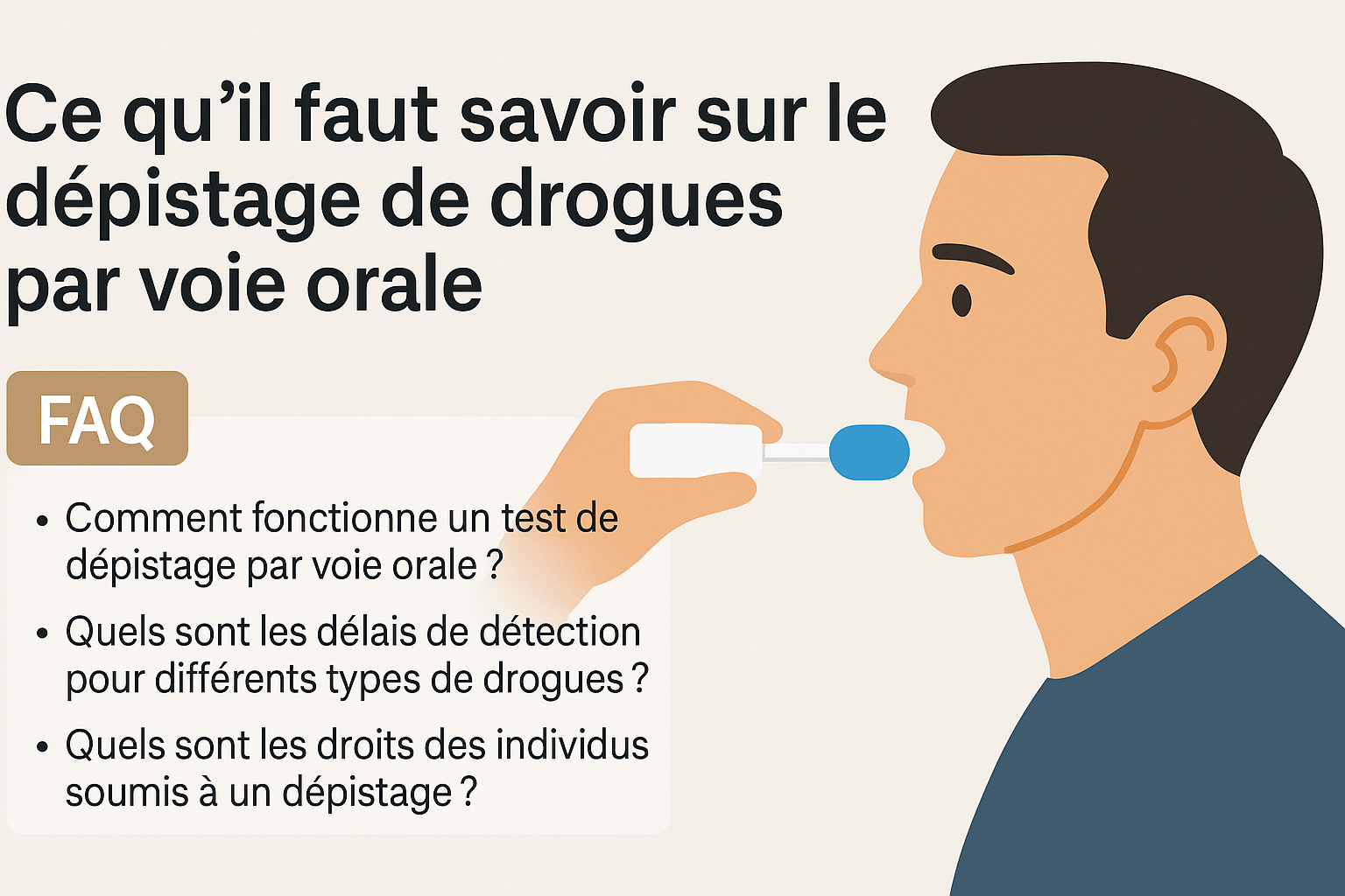Dépistage De Drogues Par Voie Orale - Alco Prévention Canada